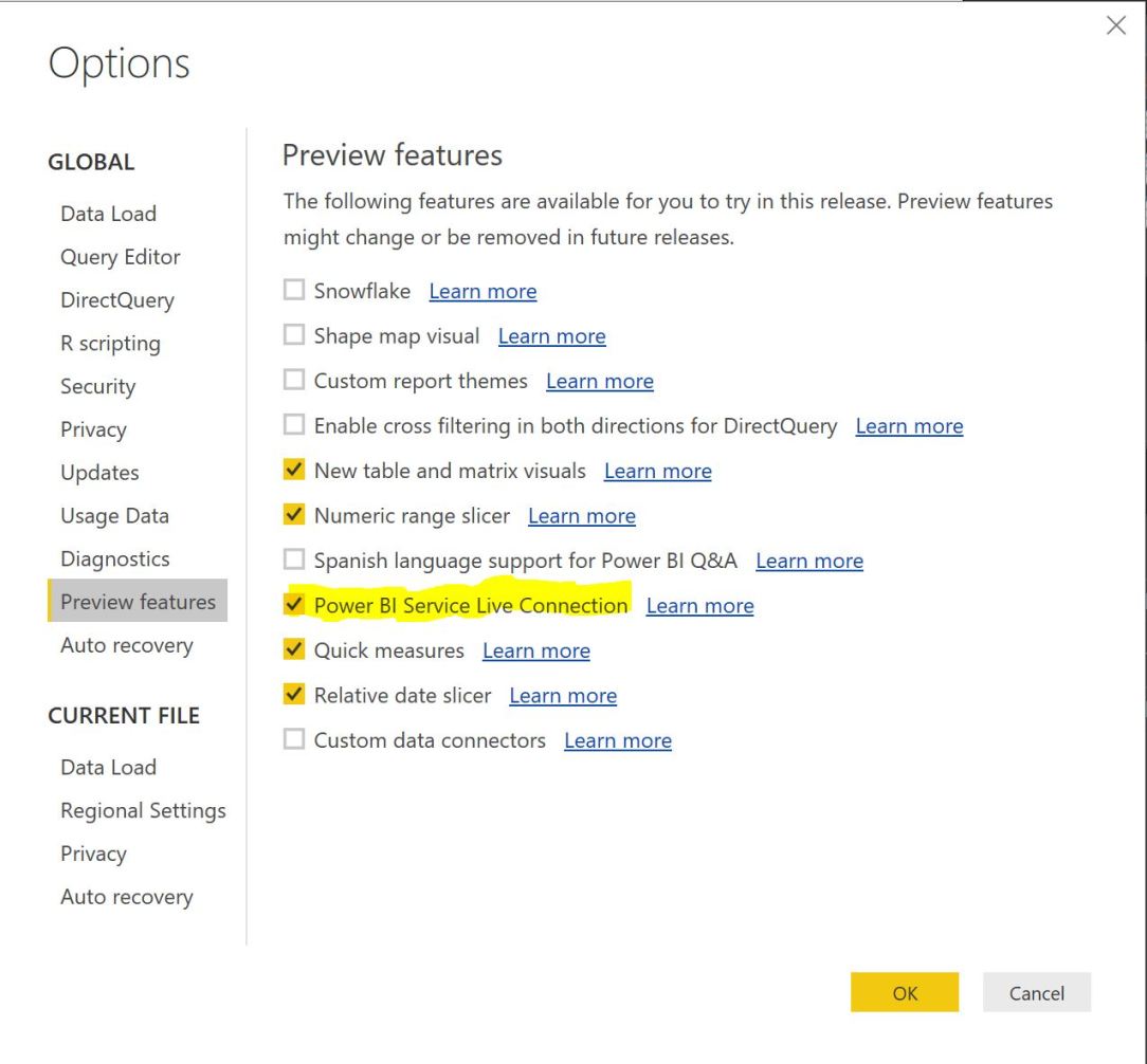 Connecting to Power BI Datasets with Power BI Service Live Connection ...